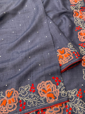 Tussore Embroidery – Second Skin